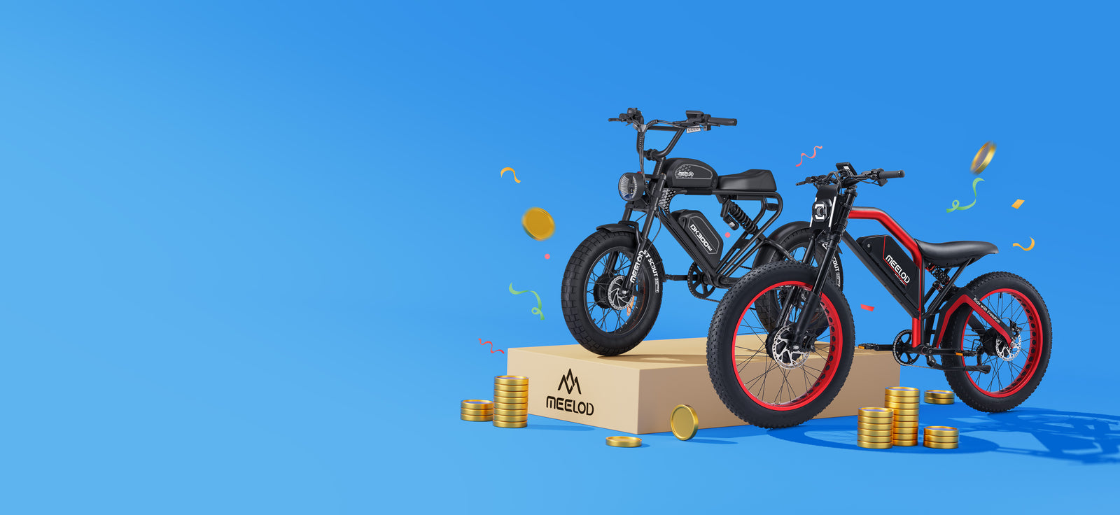 Meelod® Europe Motorcycle-Style Pedal Bike – MEELODEU