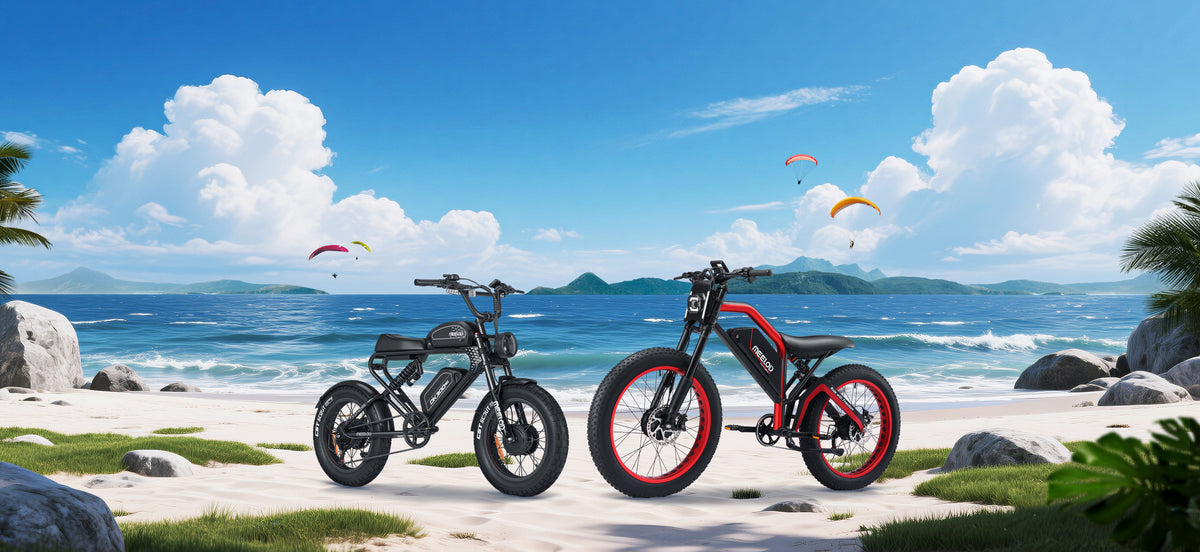 Meelod® Europe Motorcycle-Style Pedal Bike – MEELODEU