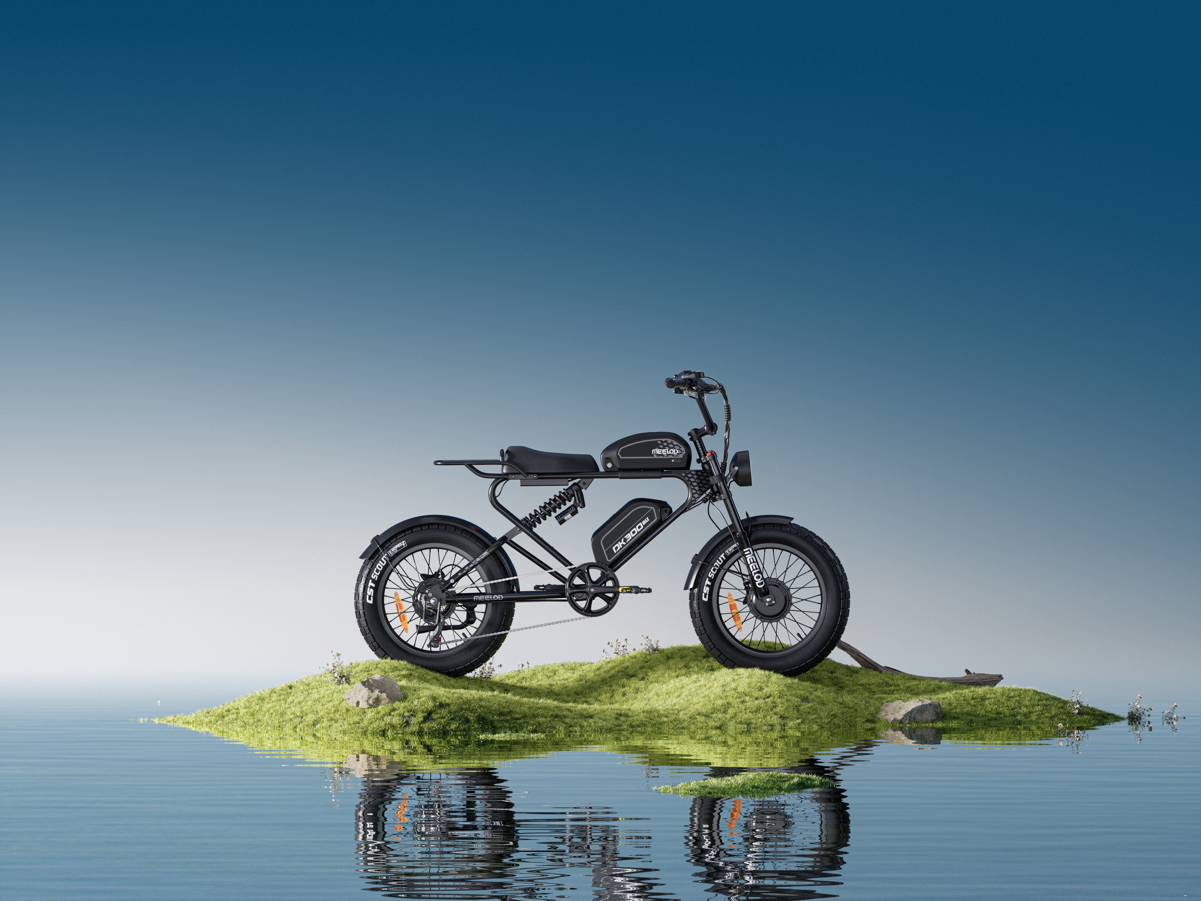 Meelod® Europe Motorcycle-Style Pedal Bike – MEELODEU